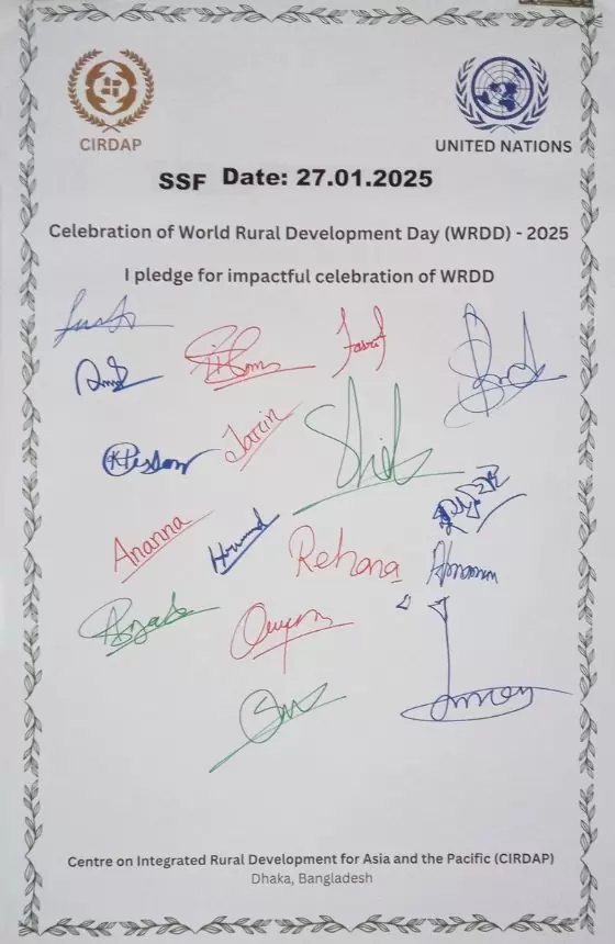 Signature Campaign - CIRDAP - Enabling Rural Communities