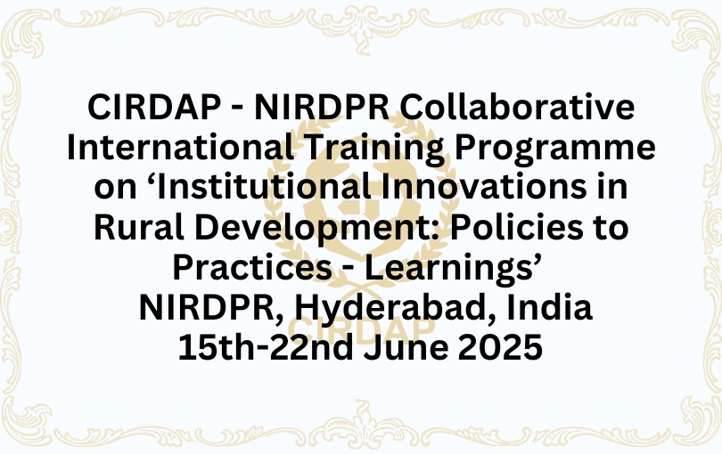 CIRDAP - Enabling Rural Communities