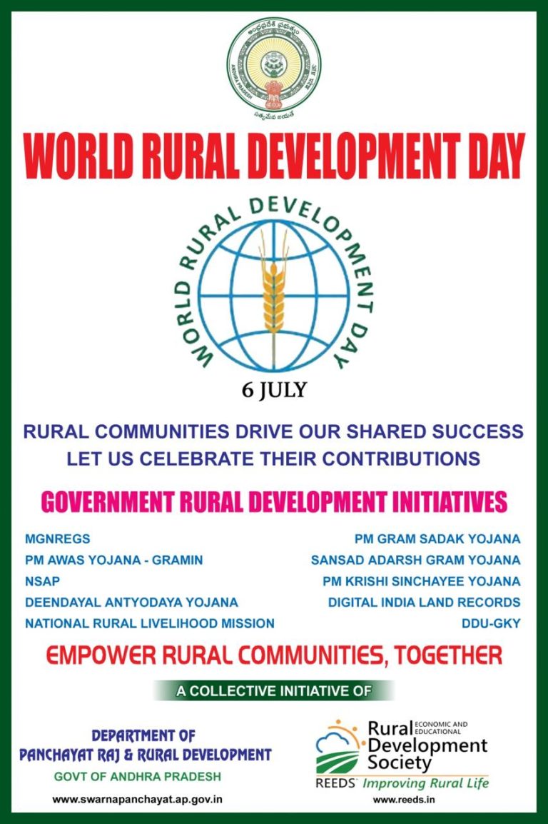 WORLD RURAL DEVELOPMENT DAY-25 celebrations by CIRDAP MoU partner REEDS ...